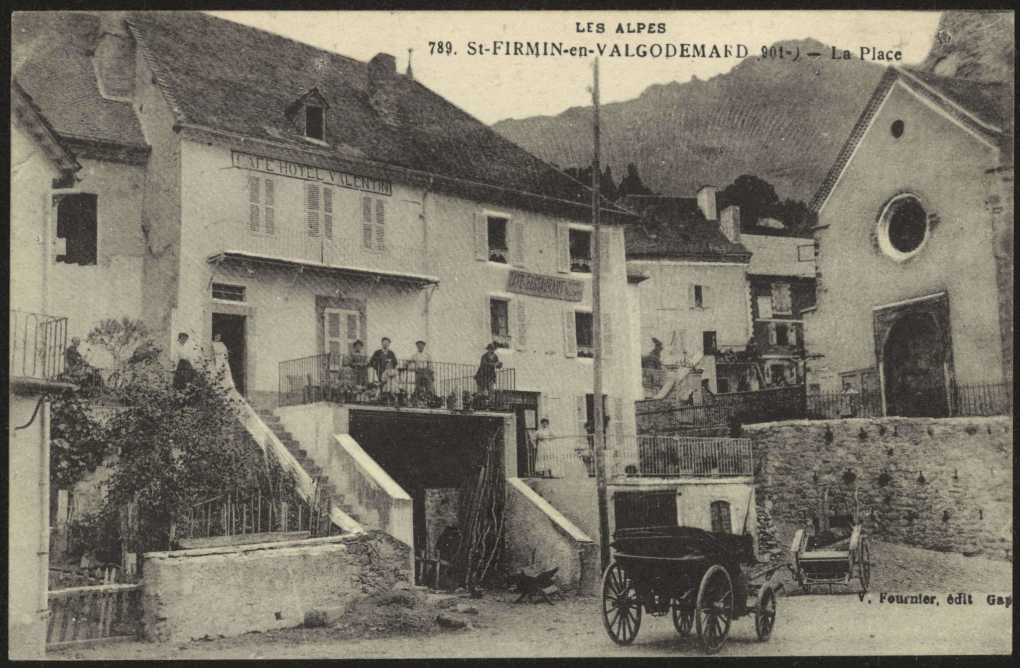 Le village de Saint-Firmin en Valgaudemar